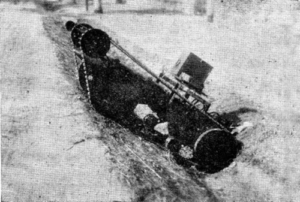 Romanian Goliath tracked mine, rare WW2 photograph - WW2 HistoryBook